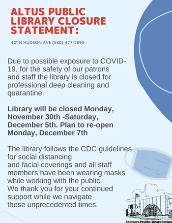 Southern Prairie Library – Serving Jackson & Harmon Counties in ...